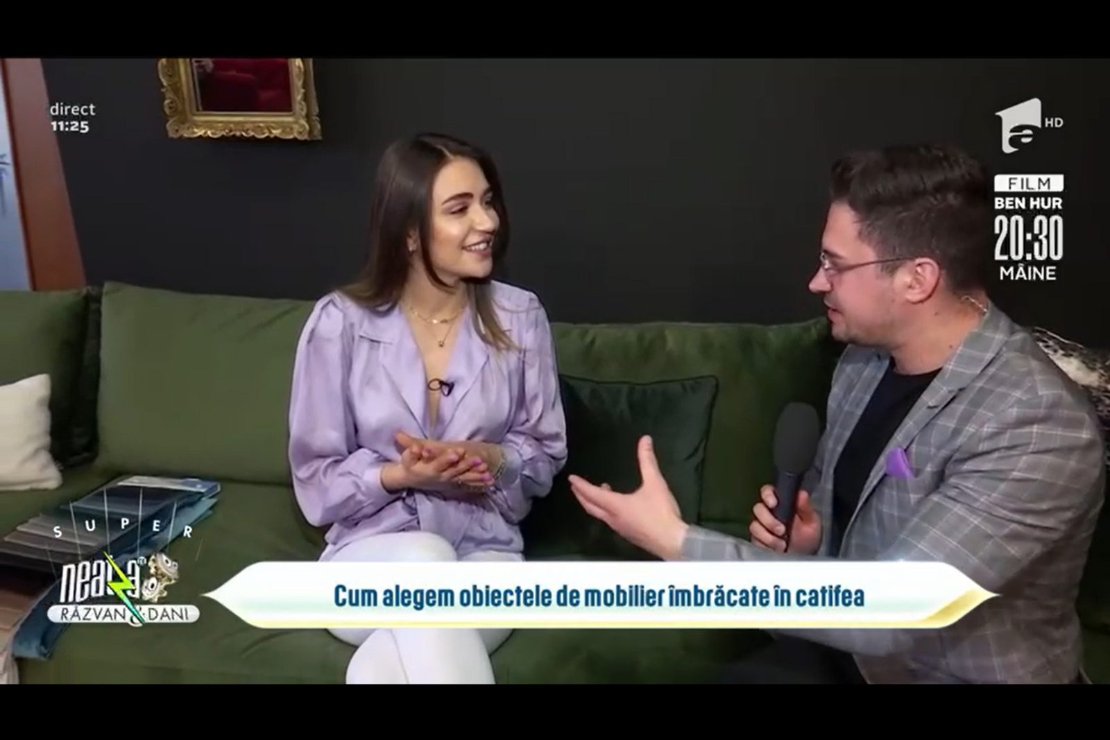 Neata cu Razvan si Dani- De ce sa alegem canapeaua din catifea ...